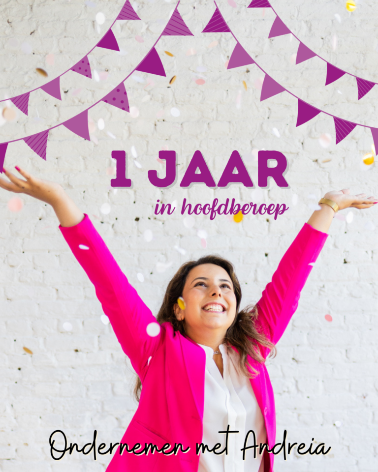 Één jaar onderneemster in hoofdberoep - Idree